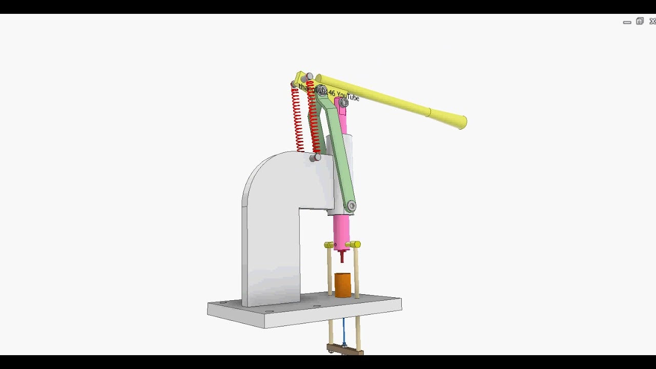 Hand manual swaging machine 2 - YouTube