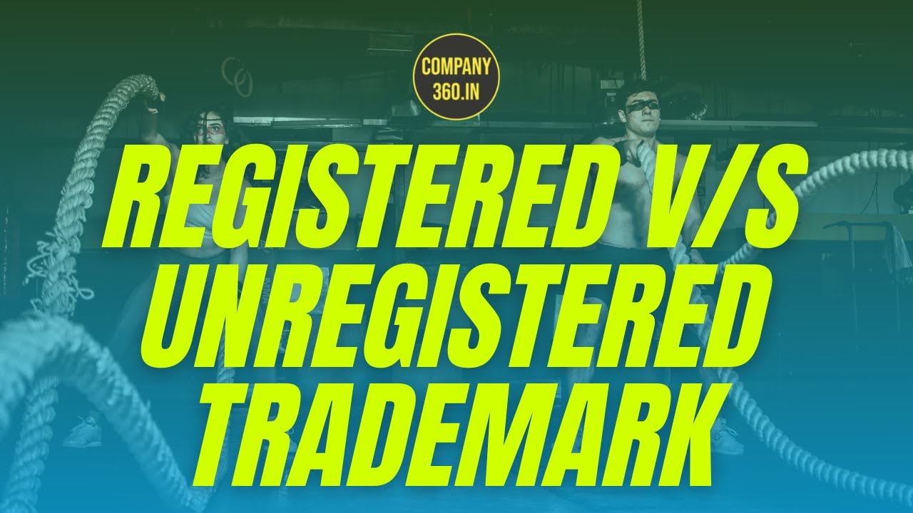Difference Between Unregistered And Registered Trademark - YouTube