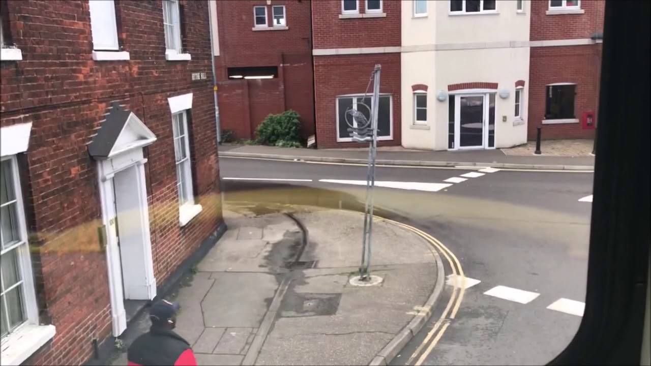 Full journey on the X76 Hedingham bus from Colchester Bus Station to ...