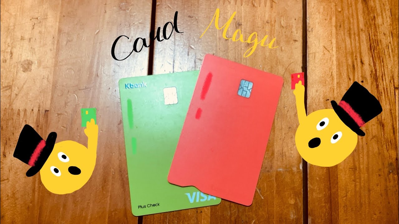 Easy but amazing credit card magic trick💳 #신용카드마술 #credictcardmagic # ...