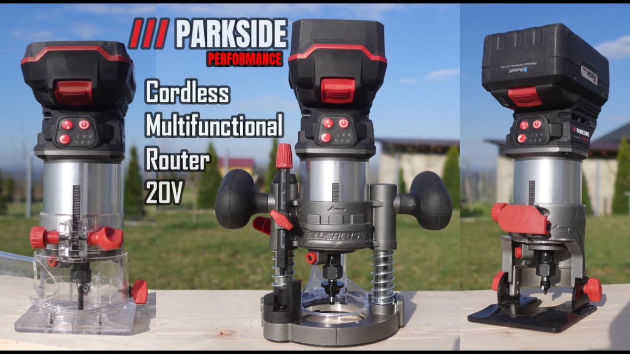PARKSIDE PERFORMANCE® | Cordless Multifunctional Router 20V | PMFAP 20 ...