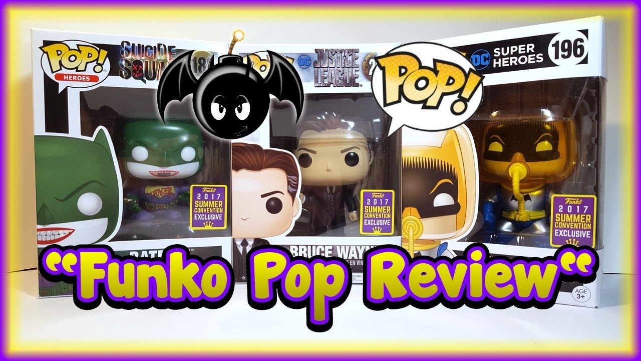 Funko Pop Interplanetary Batman, Bruce Wayne & Joker Batman figure ...