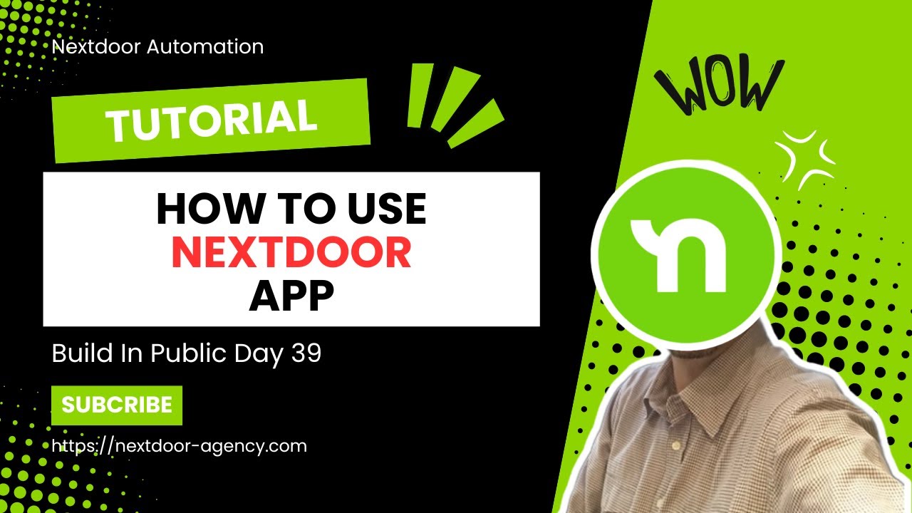 How To Use Nextdoor App - Build In Public Day 39 - YouTube