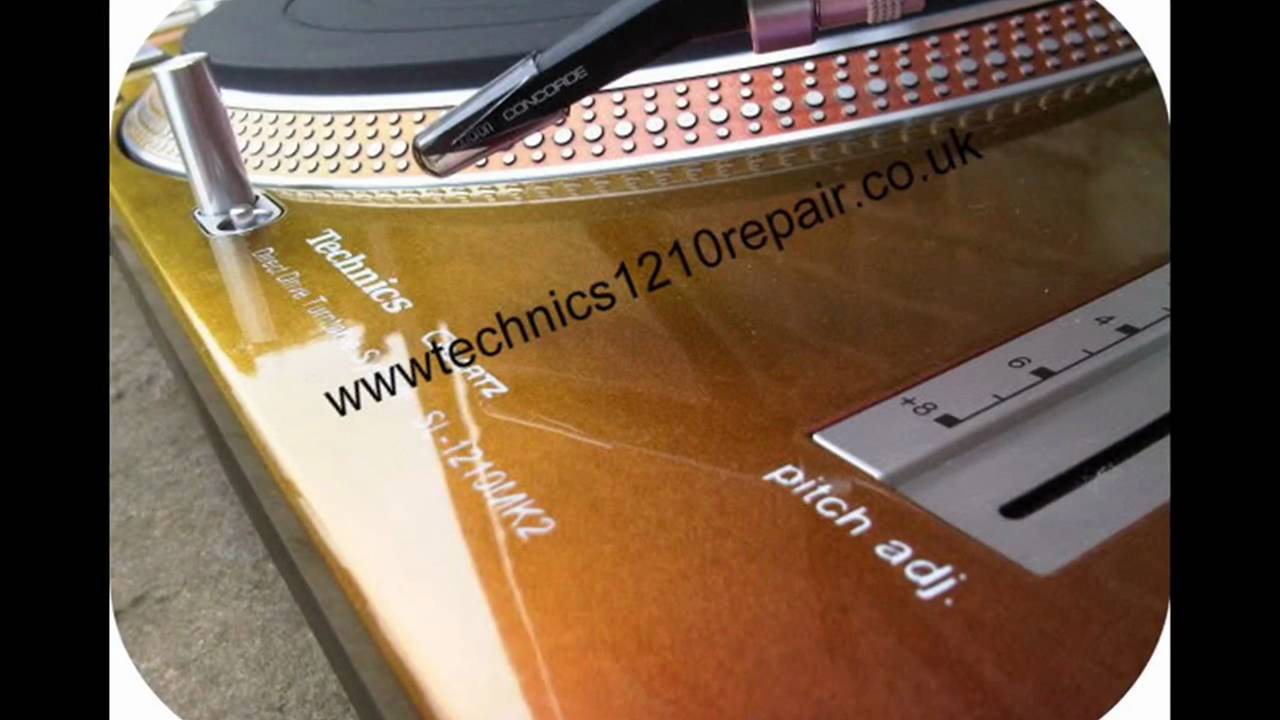 Technics 1210 Repair - Custom Mods , Repairs & Servicing - YouTube