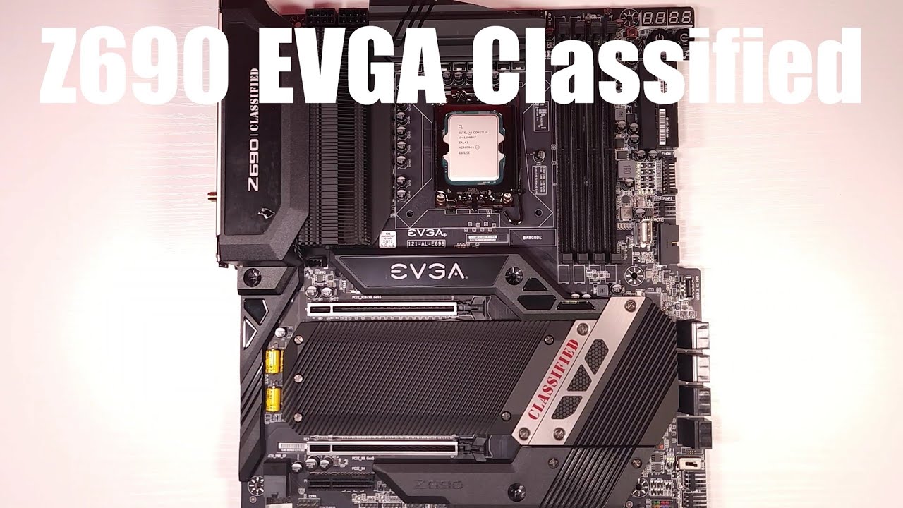 Z690 Classified EVGA M.2 SSD Installation - YouTube