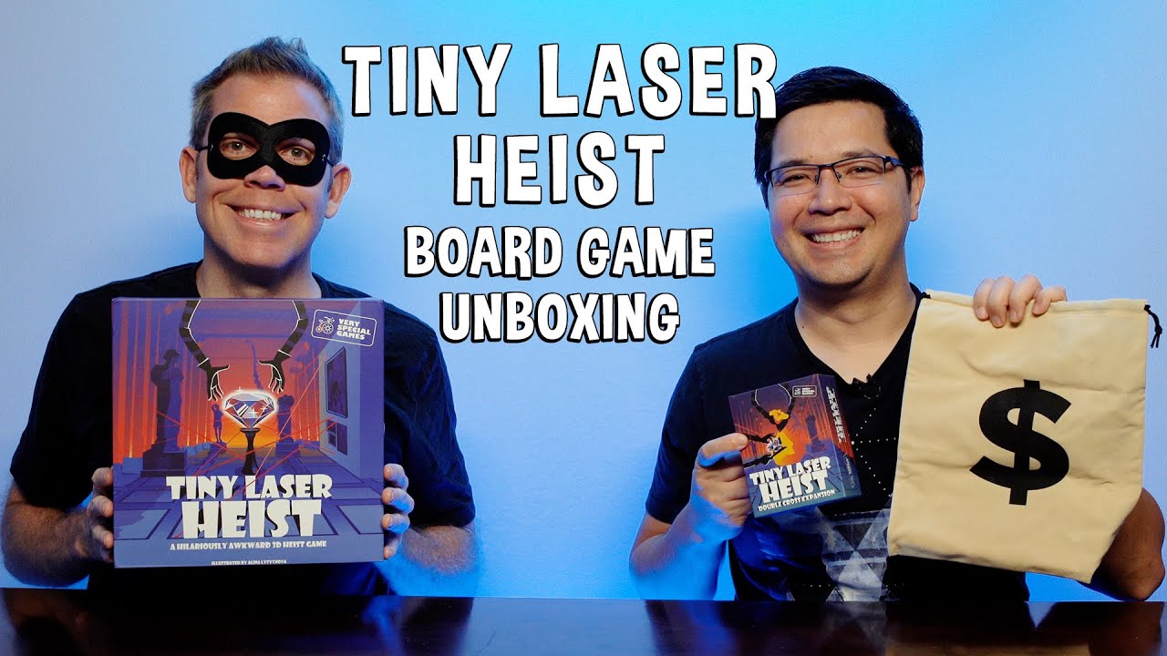 Unboxing Tiny Laser Heist - Jewel Thief Dexterity Party Game - YouTube