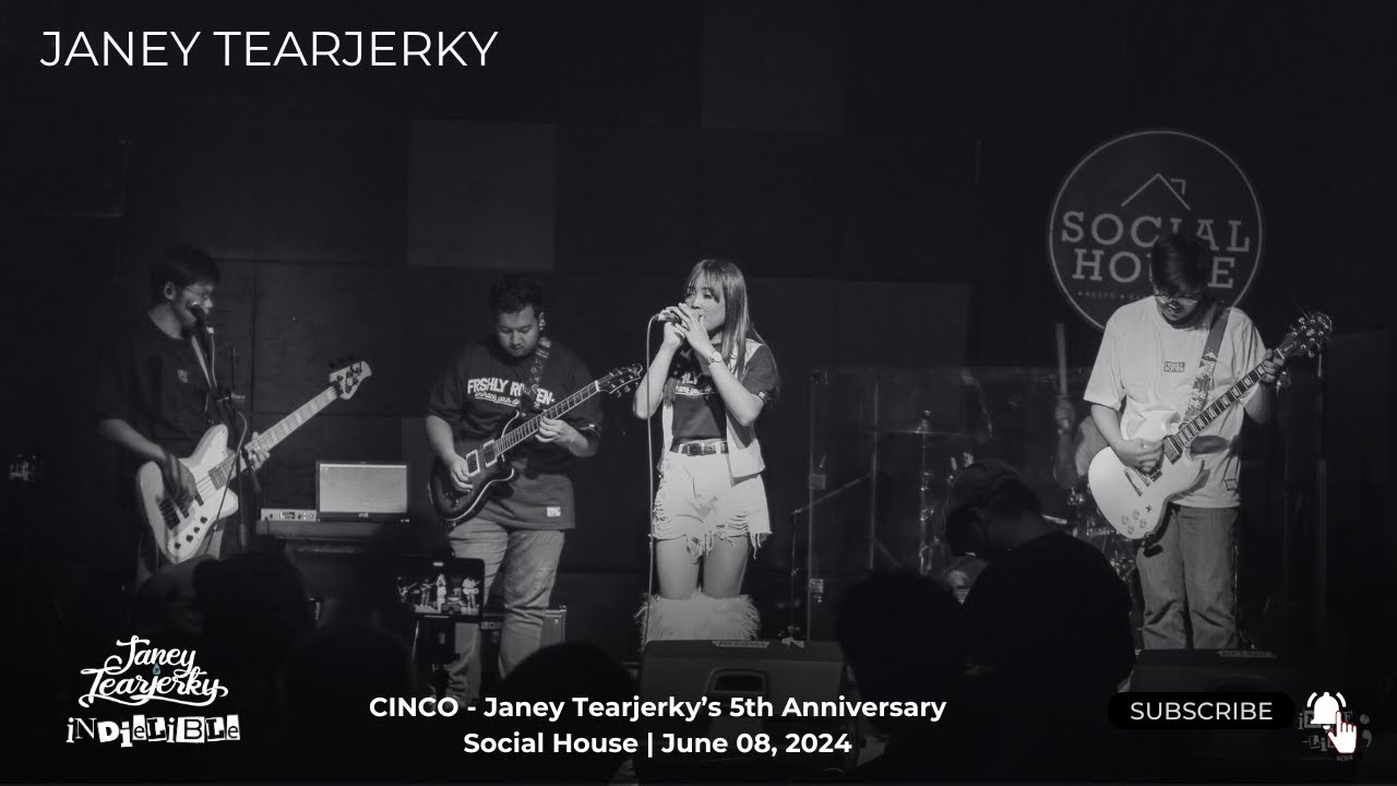 JANEY TEARJERKY (Part4) Live at INDiELIBLE Presents CINCO - Janey Tearjerky's 5th Year Anniv ...