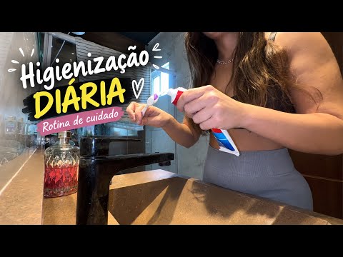 HIGIENIZAÇÃO E ROTINA DO DIA A DIA 🍀
