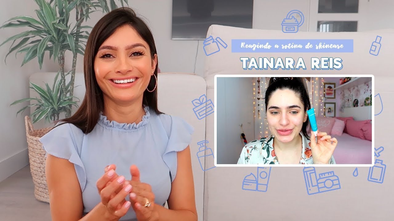 Reagindo a rotina de skincare Tainara Reis | Thamires Nascimento - YouTube