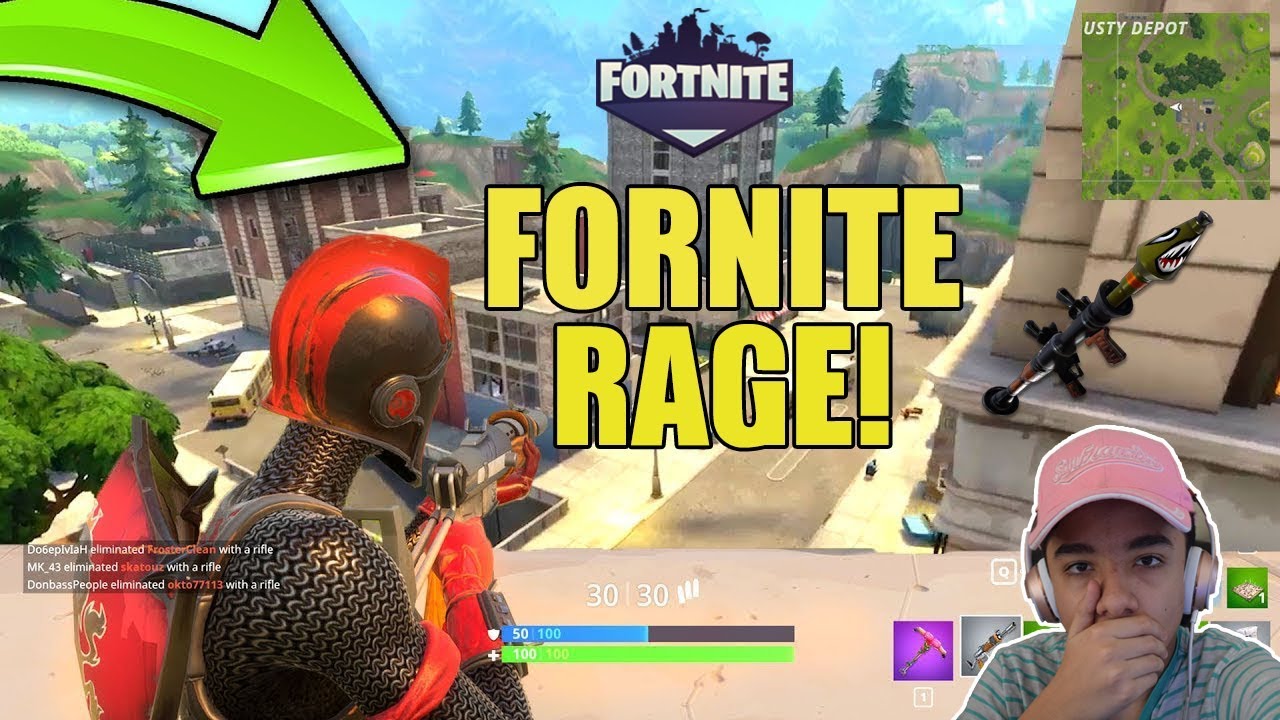 Fortnite *INSANE RAGE* (Fortnite Battle Royale) - YouTube