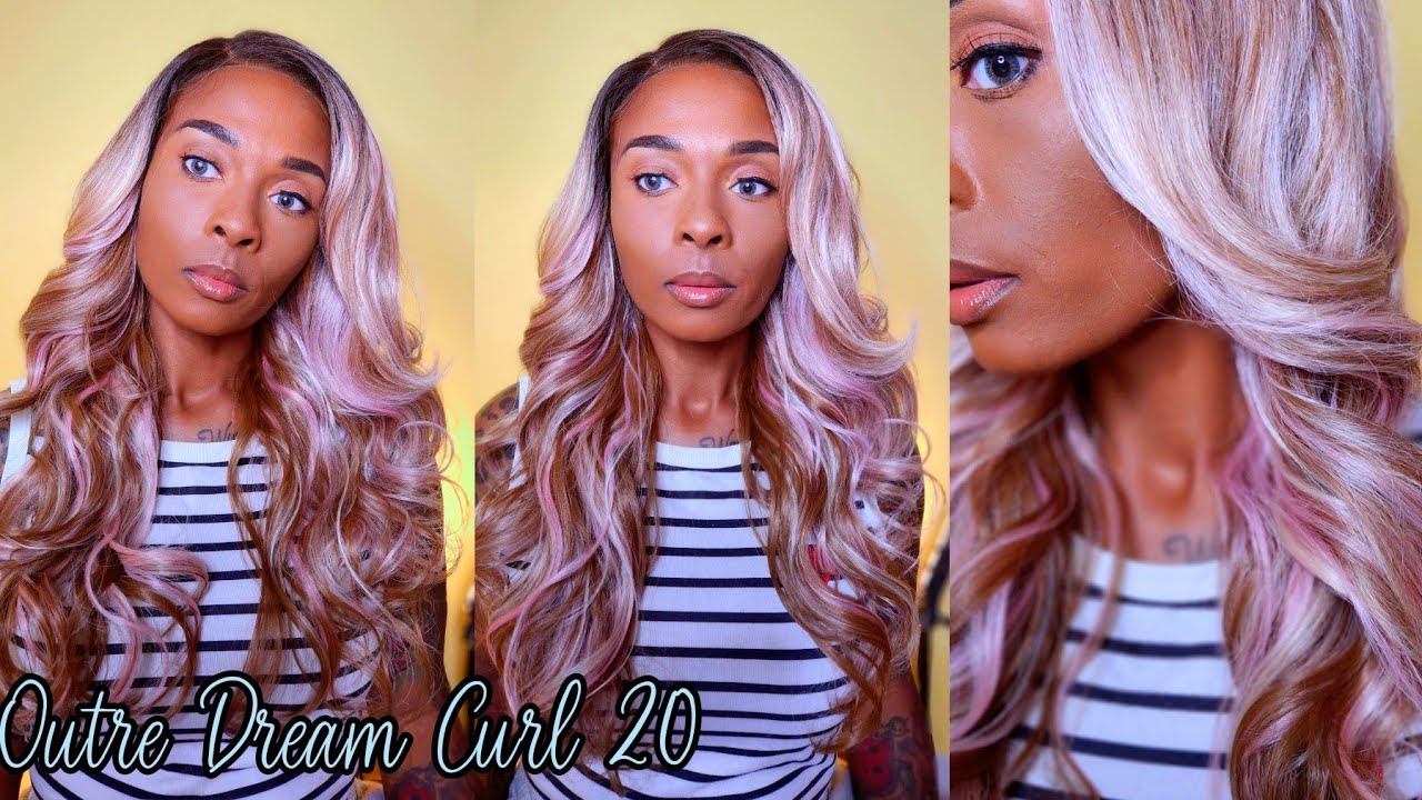 Neopolitan Ice Cream Hair! Outre HH Blend Glueless HD 5X5 Lace Front ...