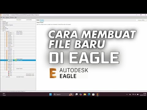 Cara Membuat File Projek Baru di Eagle untuk Pemula | Ternyata Sangat ...