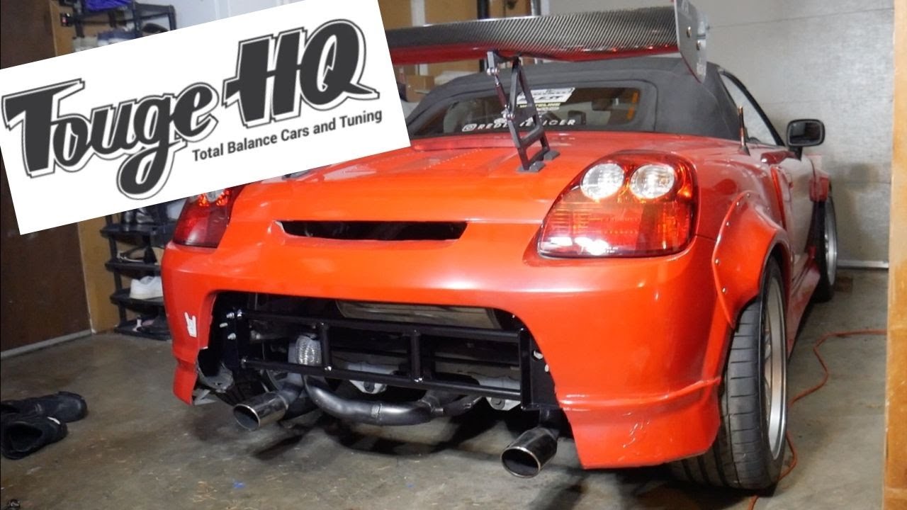 Ultra light weight TOUGE HQ Crash Bar Install on Honda K-Swapped Toyota ...
