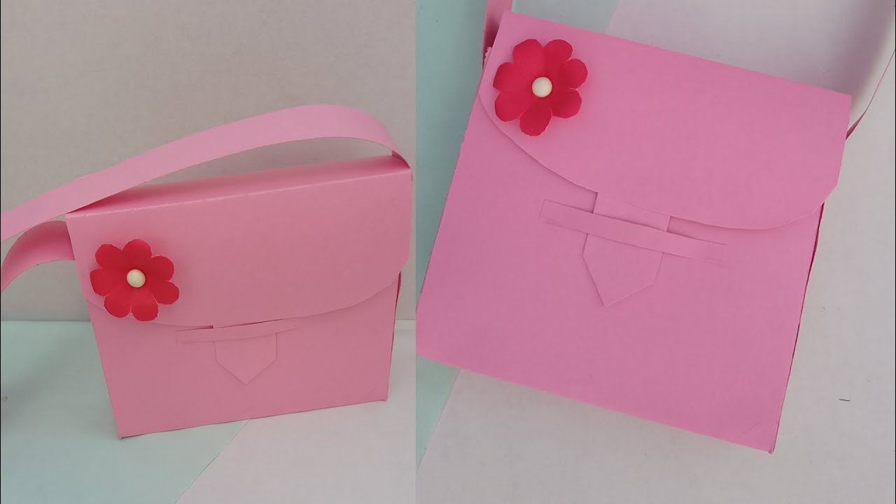 HOW TO MAKE PAPER HANDBAG || DIY PAPER HANDBAG || PAPER HANDBAG MAKING ...