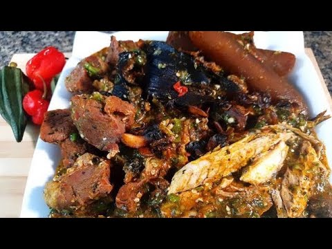 The Original Okro Soup| Obela Asepo| Ondo Ekinmogun Kingdom - YouTube