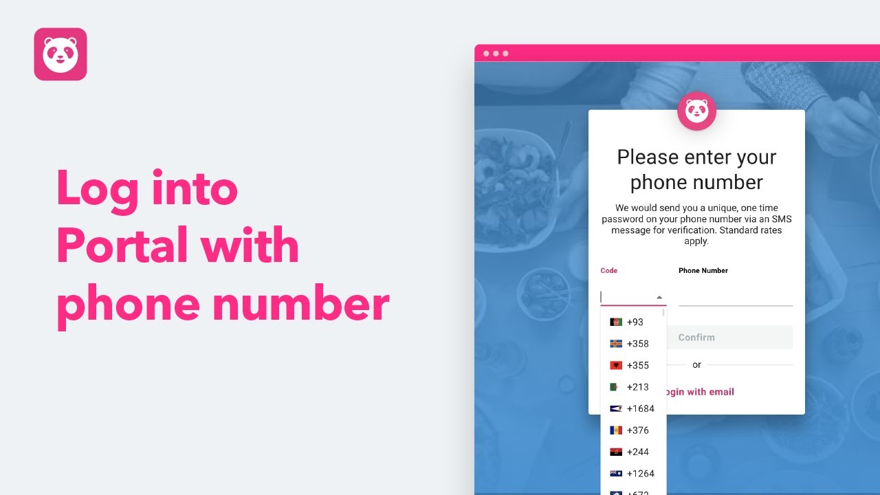 Log into Portal with Phone Number - YouTube