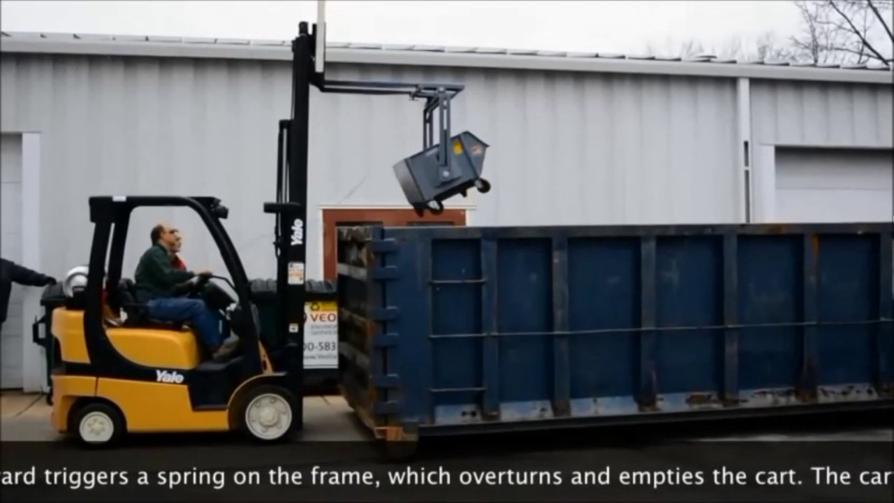 CECOR Metalworking chip carts - YouTube