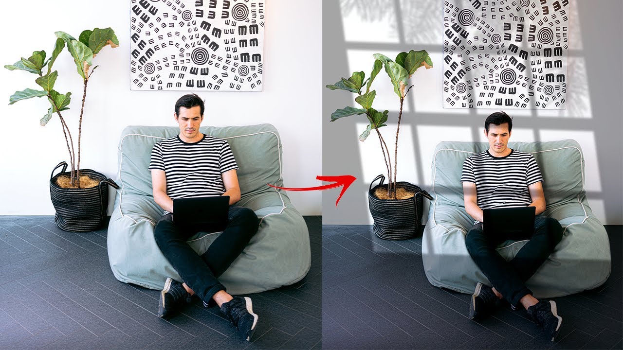 Window Shadow Sunlight Effect Photoshop Tutorial - YouTube
