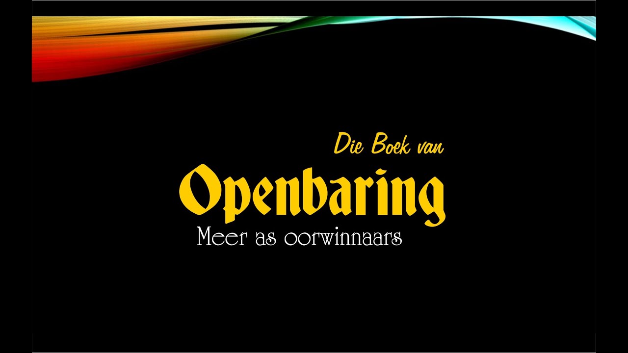 Openbaring 6-7 - Deel 1 - Theo Reynolds - YouTube