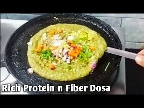 Pesarattu recipe|oats pesarattu uttapam|rich protein dosa recipe|oats ...