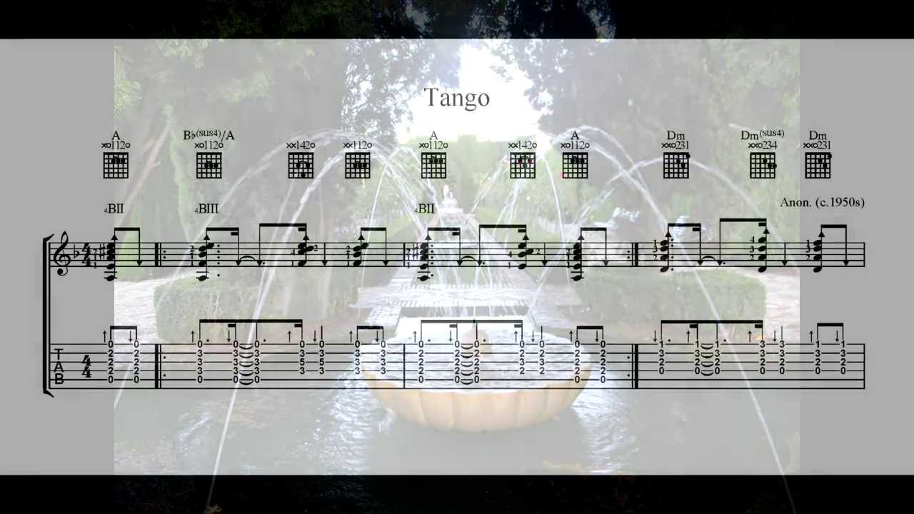 Tango - Flamenco Legacy - with music and tab (No. 12 of 15) - YouTube