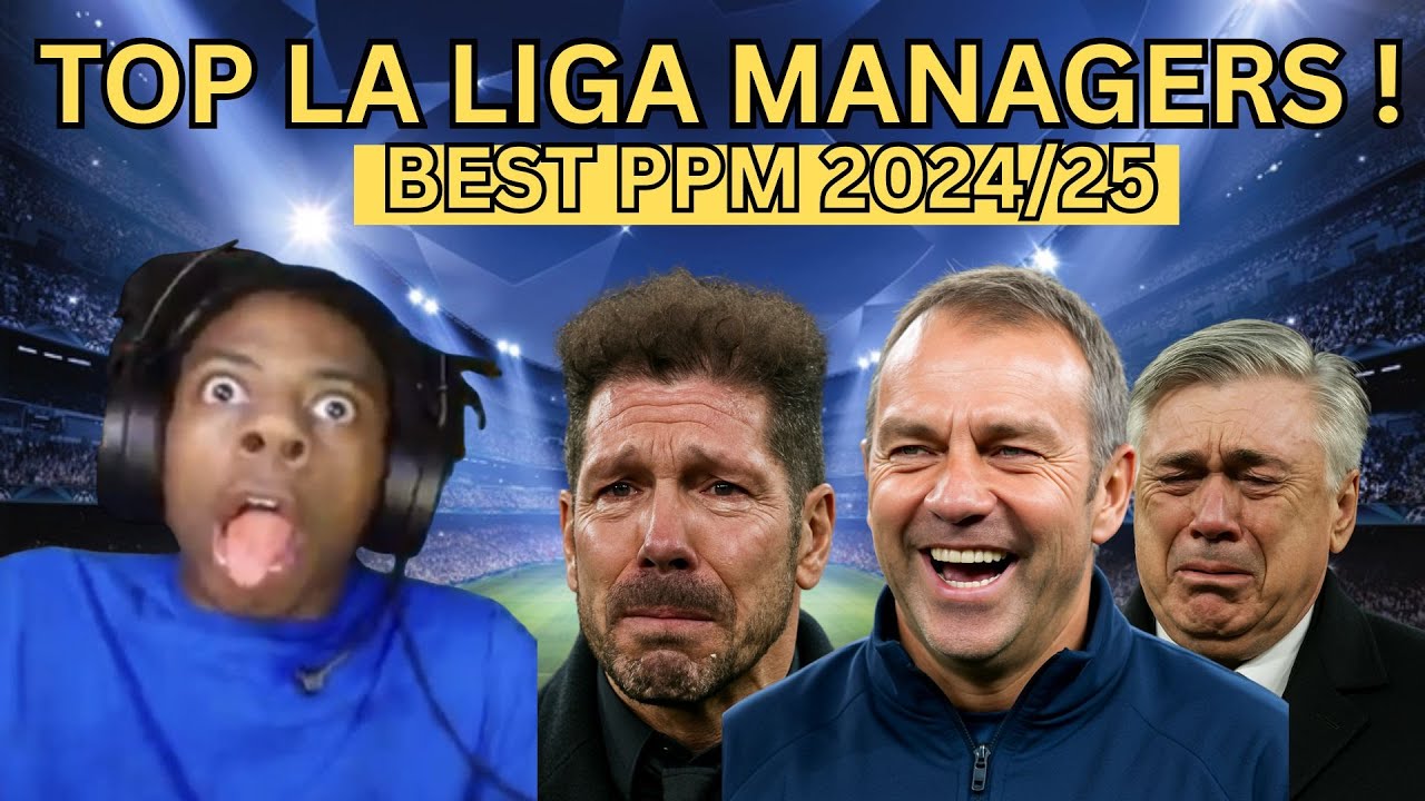Ranking La Liga Managers by Points Per Match (2024/25) - YouTube
