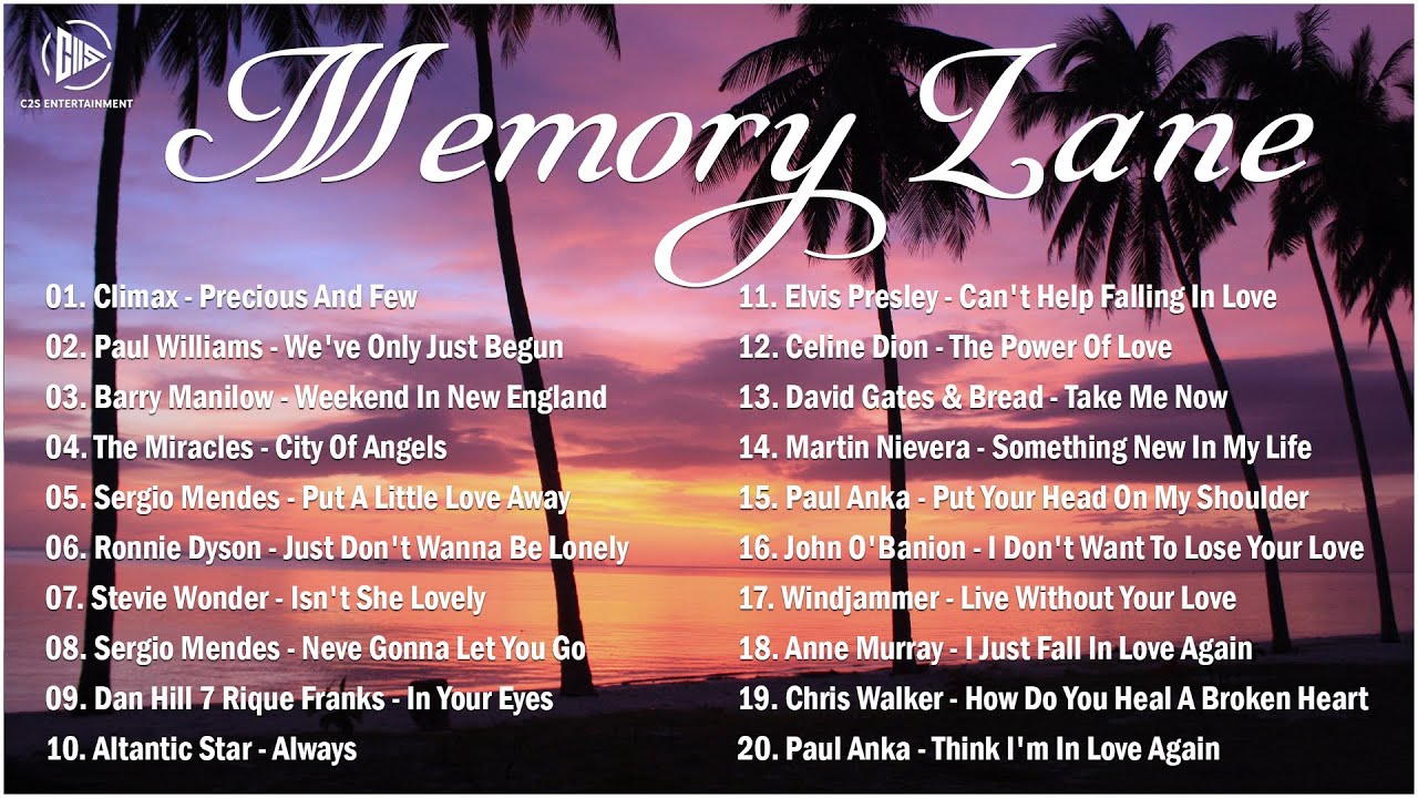 Paul Williams, Barry Manilow, Karen Carpenter - Memory Lane Mellow ...