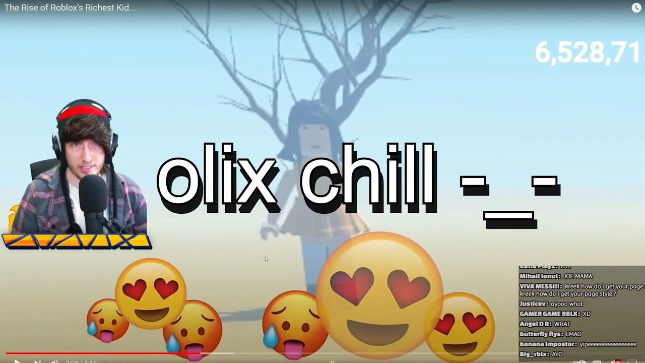 KreekCraft completely roasted Olix on Livestream...(joke ofc) - YouTube