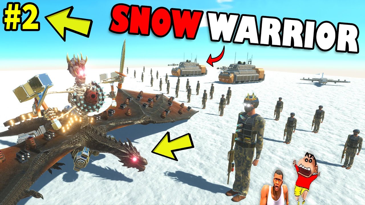 SNOW WARRIORS vs HAMID-T SNOW CASTLE CHOP SHINCHAN in Animal Revolt ...