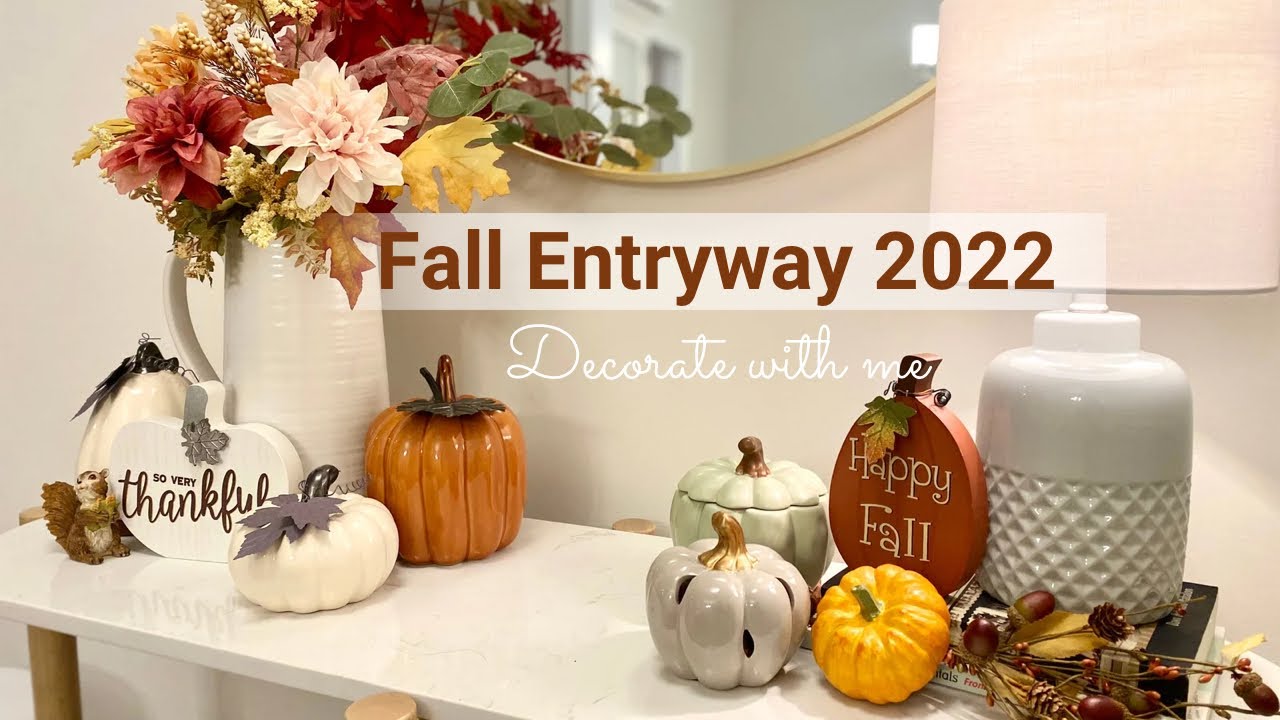 Decorating the Entryway for Fall 2022 | Fall Decor Ideas | New and Old ...