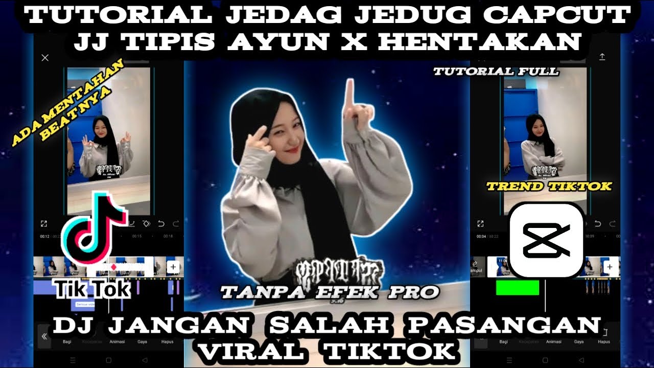 Tutorial Edit Jedag Jedug Capcut JJ Trend Notif Wa || Dj Jangan Salah ...