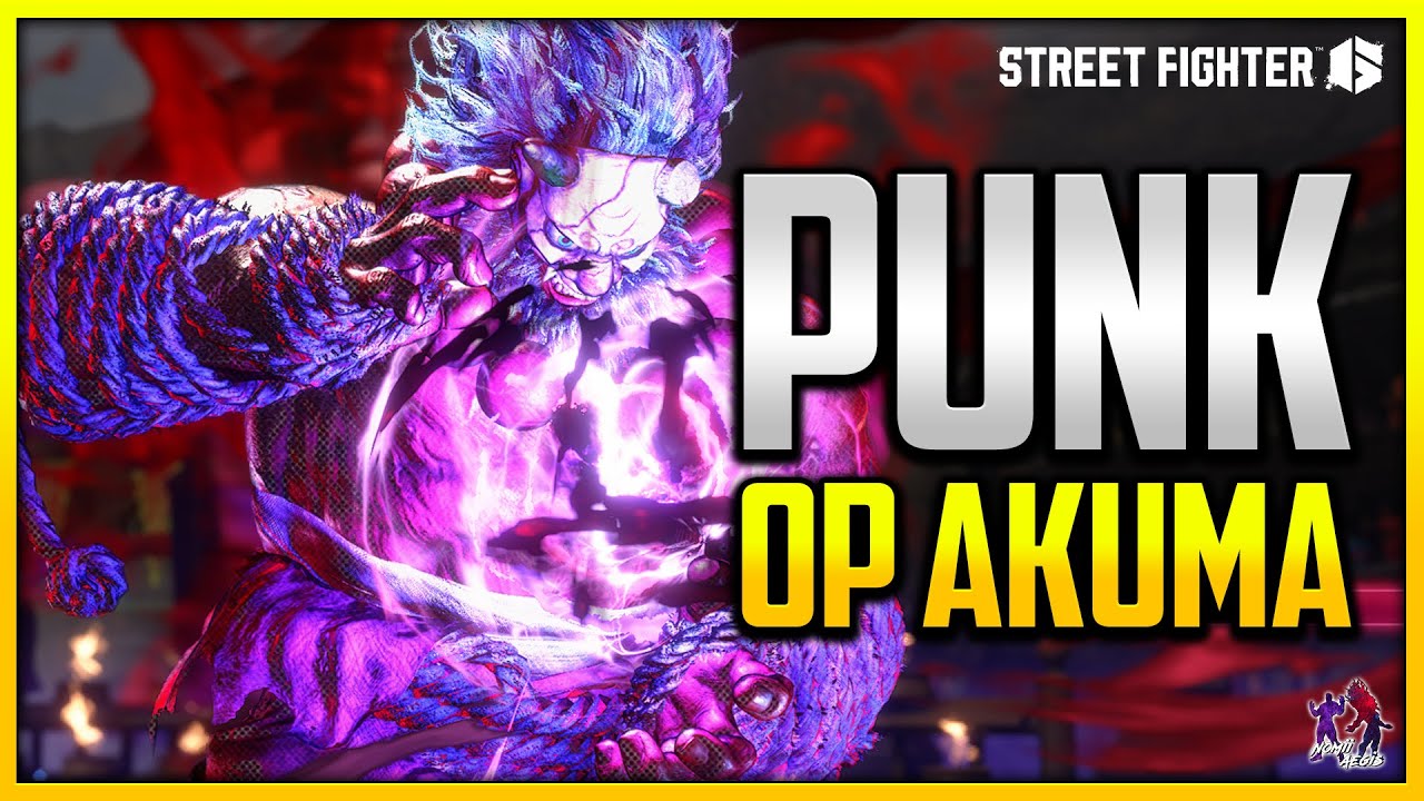 SF6 Punk Unleashing Akuma's True Potential !! 【Street Fighter 6 Season ...
