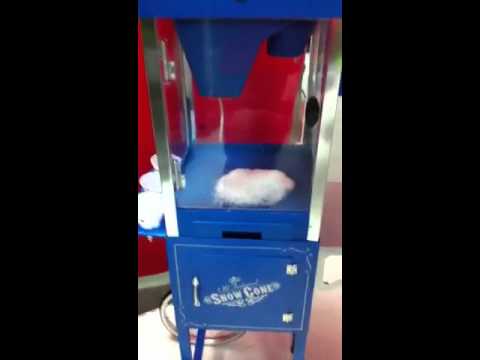 Maquina nostalgia para hacer raspados - YouTube