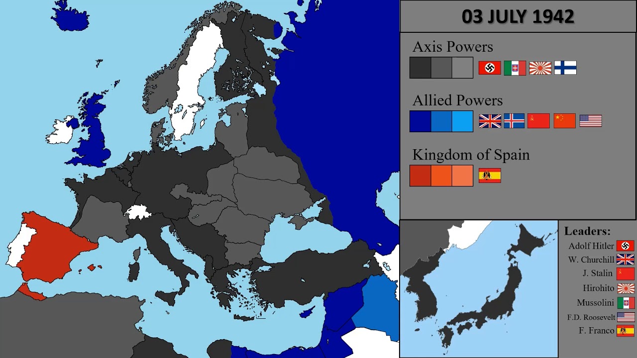 Alternate World War II Scenario (1939-1946) - YouTube