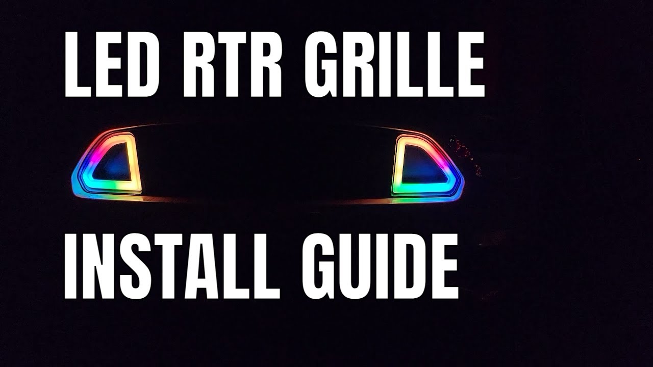 How to Install RGBW LED RTR Style Grille from Striker Lighting on your ...
