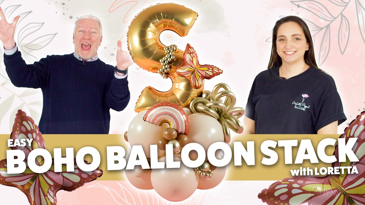Boho Balloon Stacks & 260 Tricks! | With Perfectly Popped Balloons ...