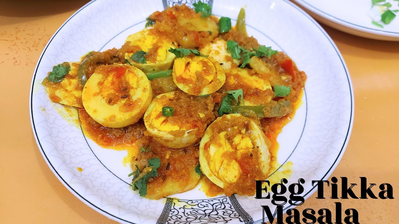 Egg Tikka Masala | 5 Minute Egg Recipe | Egg Curry | Anda Masala ...
