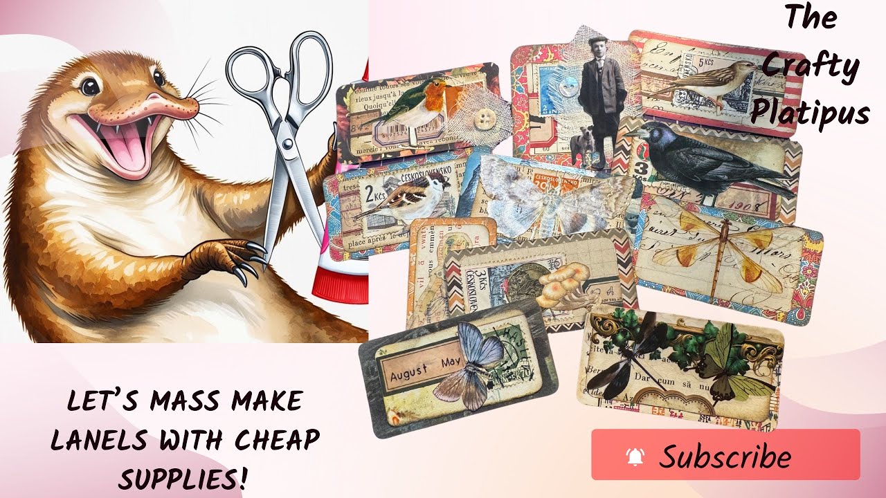 Let’s Mass Make Labels With Cheap Supplies! - YouTube