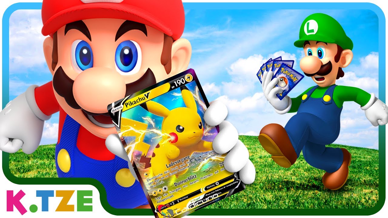 Mario will Pokemon Karten SPIELEN 😍😂 Super Mario Odyssey Story - YouTube