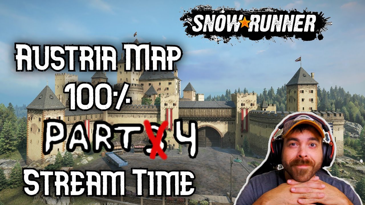 🔴LIVE - SNOWRUNNER AUSTRIA MAP 100% AGAIN & MORE - YouTube
