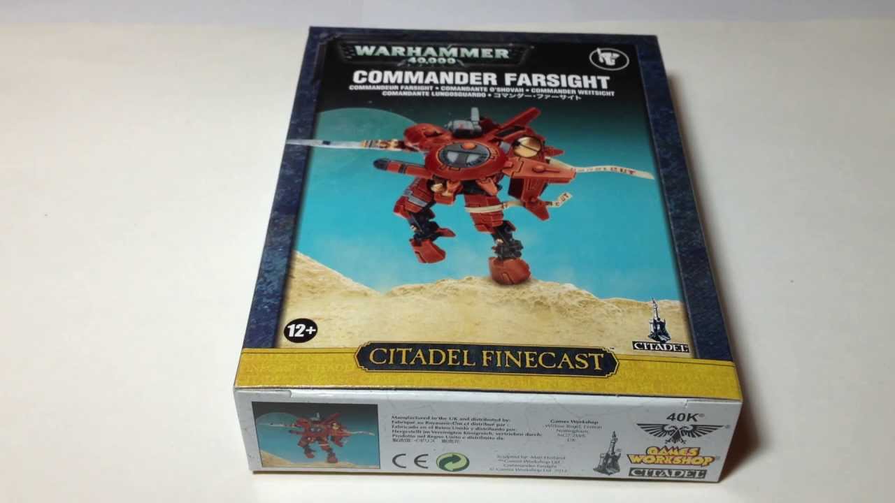 Tau Commander Farsight Finecast: Unboxing [HD] w/Commentary - YouTube