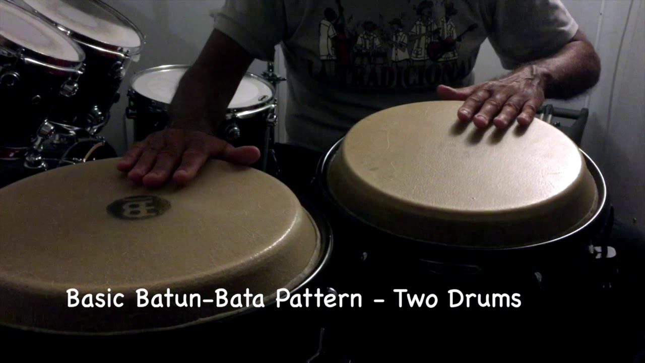 How to play the Batún Batá Rhythm - YouTube