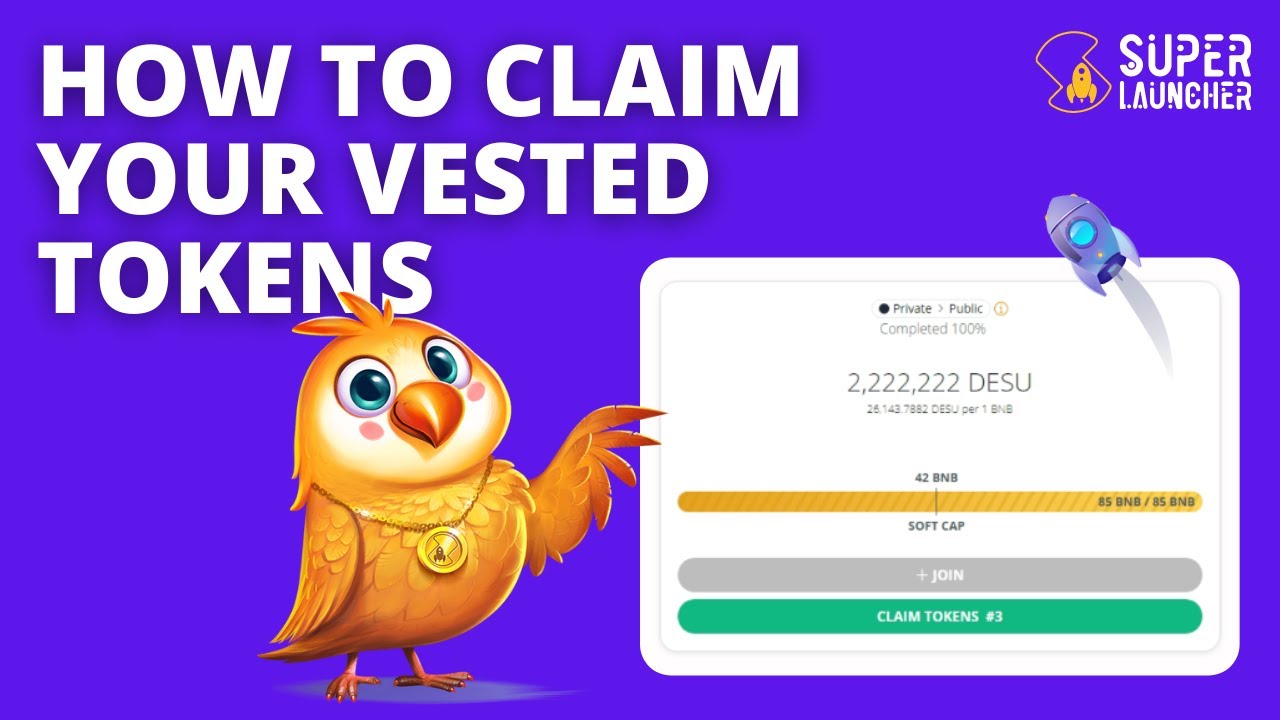 How To Claim Your Vested Tokens - YouTube