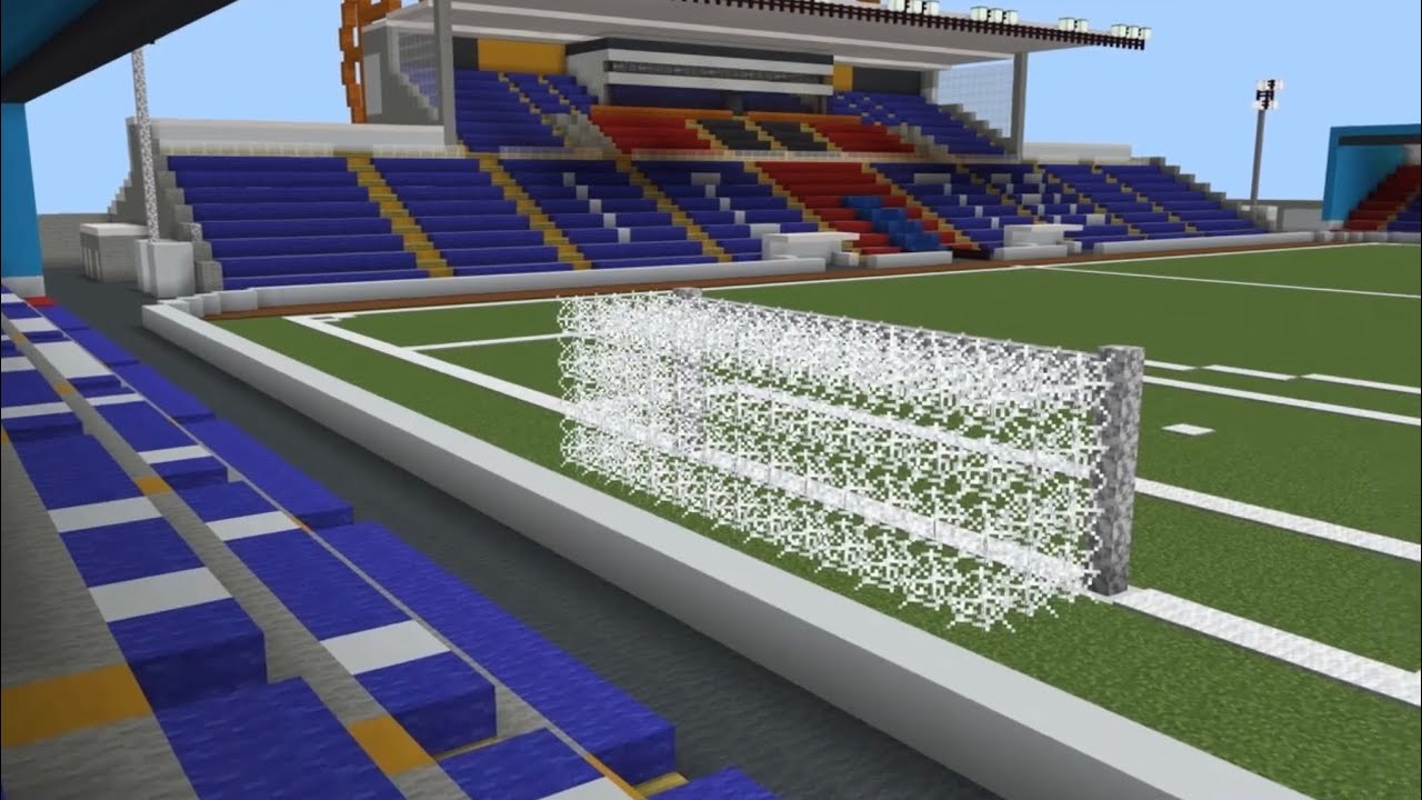 Caledonian stadium Minecraft Build, Inverness caley thistle - YouTube