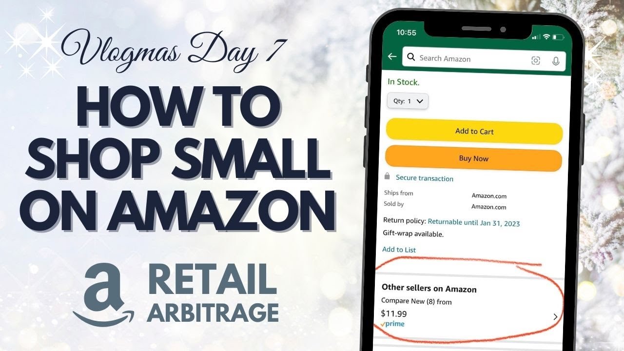 How to SHOP SMALL on AMAZON! Vlogmas 2022 - Day 7 - YouTube
