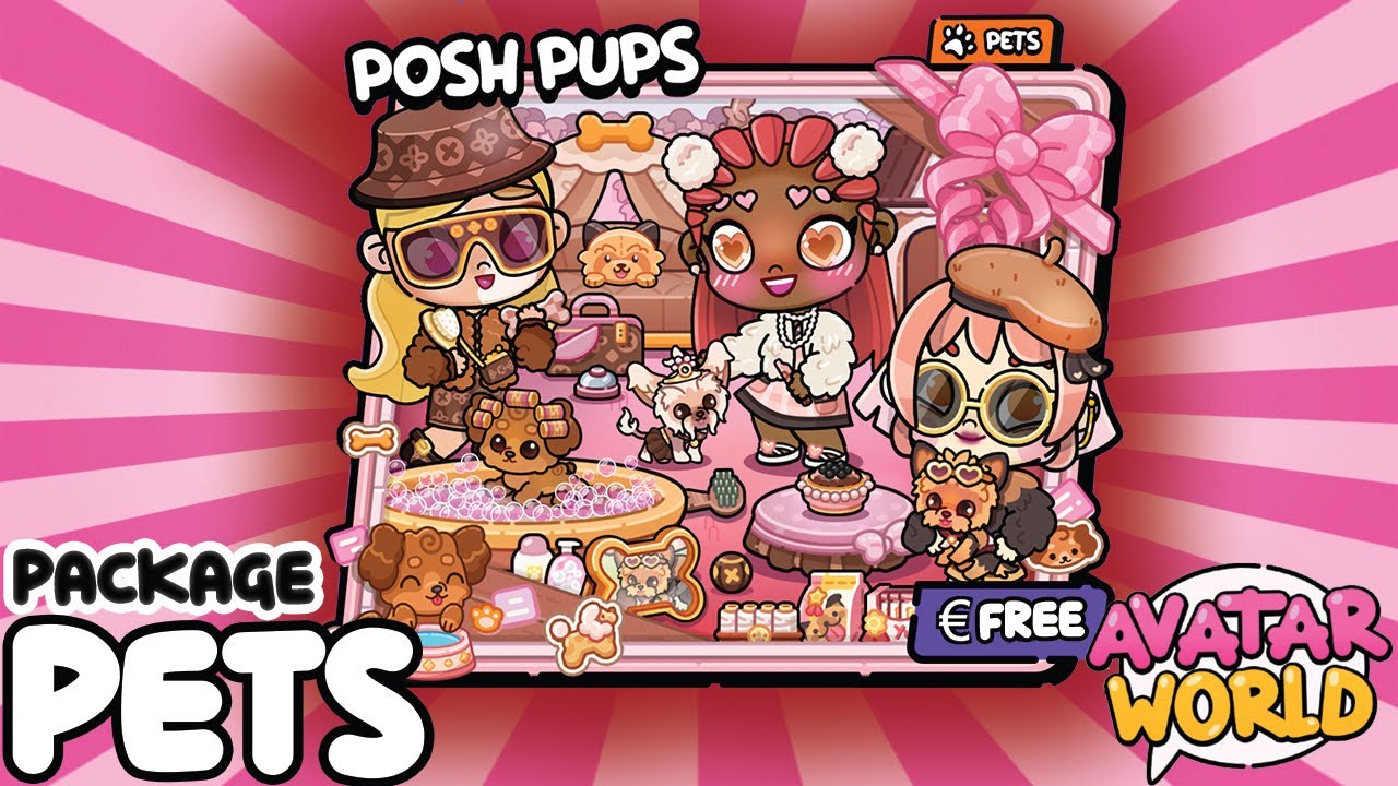 Pazu Avatar World Unboxing Posh Pups Pets Pack update | Avatar World ...