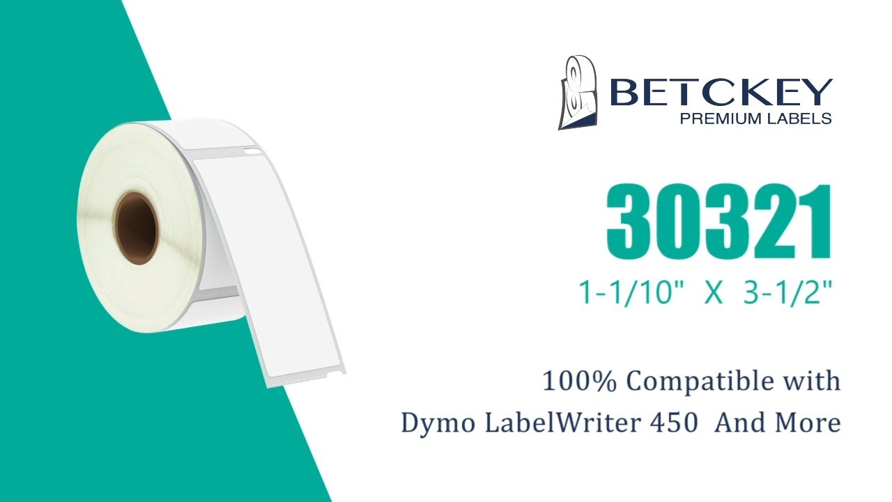 Betckey DYMO 30321 Compatible Address Labels - YouTube
