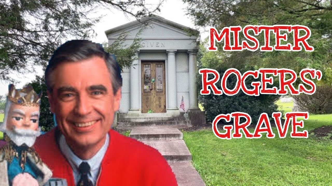 FRED ROGERS GRAVE - Graveyard Picnic with Mister Rogers! - YouTube