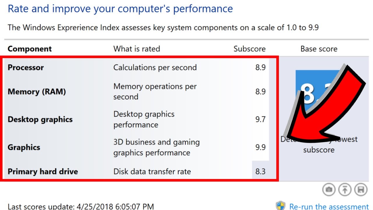 How to Get the Windows Experience Index on Windows 10 & Windows ...