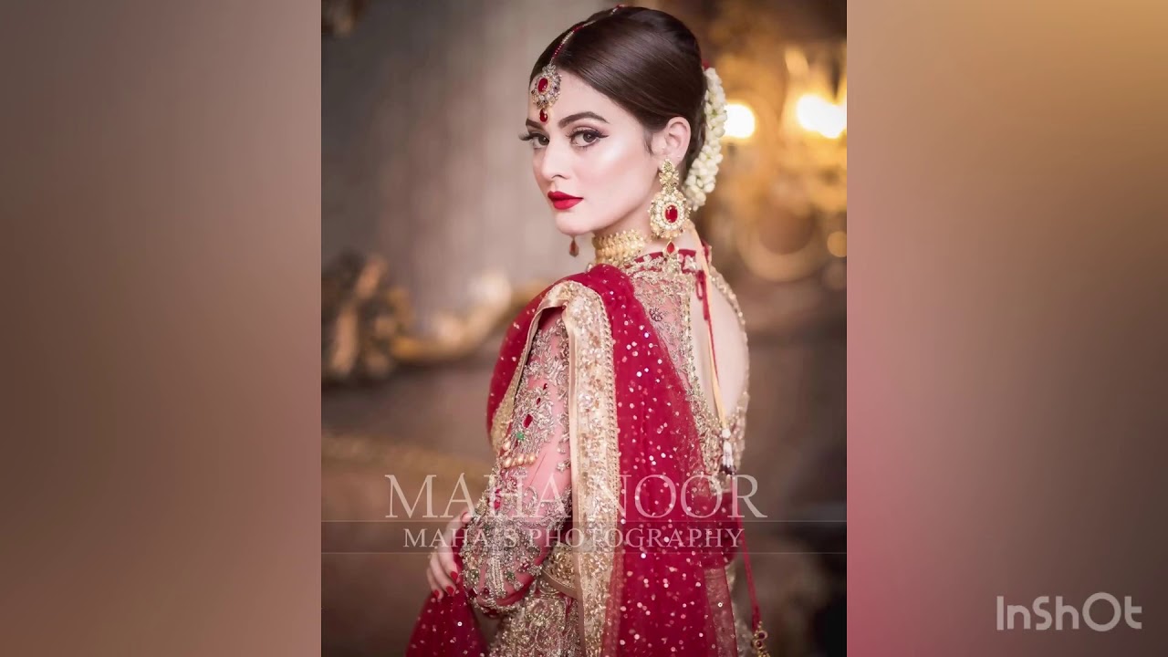 Beautiful Manal Khan latest Bridal Shoot - YouTube